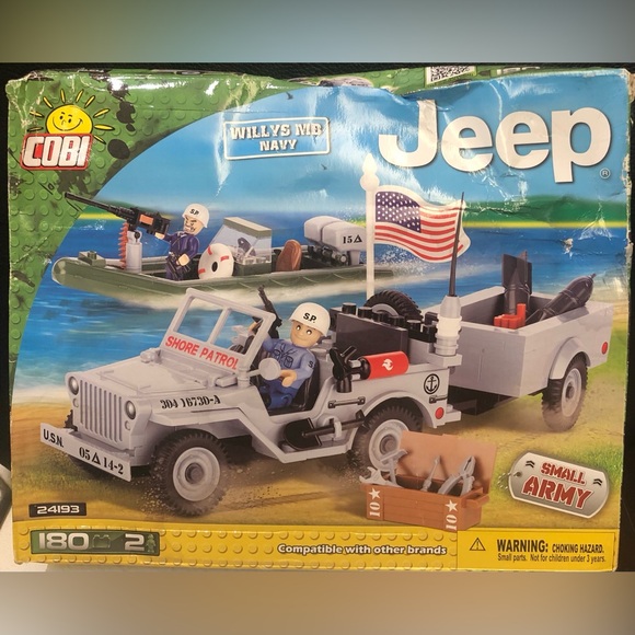 Cobi | Toys | Cobi Willys Mb Jeep Trailer Us Navy Boat 8 Pcs 2 ...